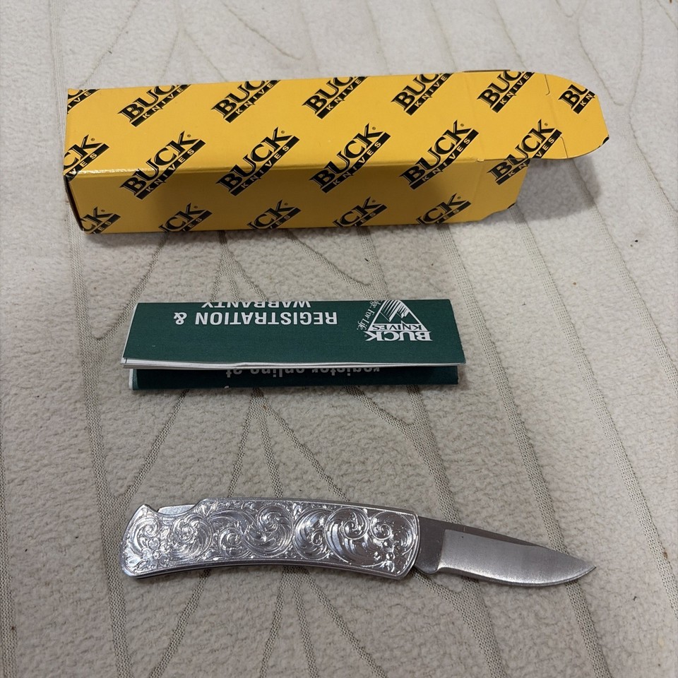 Brand New Buck 525 Fully Engraved Gentlemen’s Folding Knife 2007 Classy USA | eBay