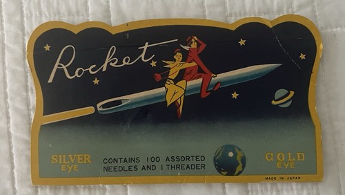 Old Sewing Needles ROCKET Packaging For Display Made in Japan | eBay