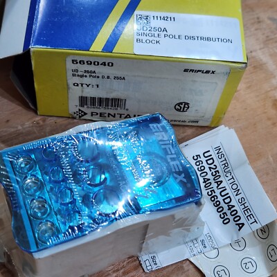 ERICO UDF-250A Eriflex 569041 Unipolar Distribution Block New | eBay