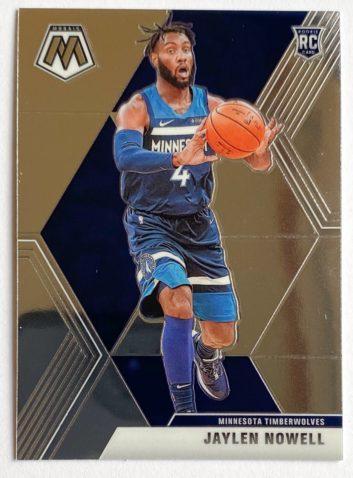2019-20 NBA Panini Mosaic | Jaylen Nowell - Rookie Card #212 Minnesota ...