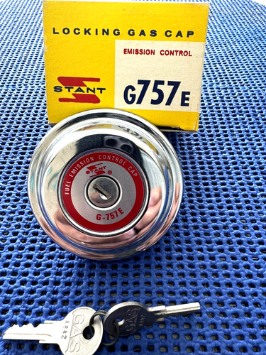 NOS STANT Locking Gas Cap G 757 MOPAR 1971-1976 A BODY GM Chevy GMC ...