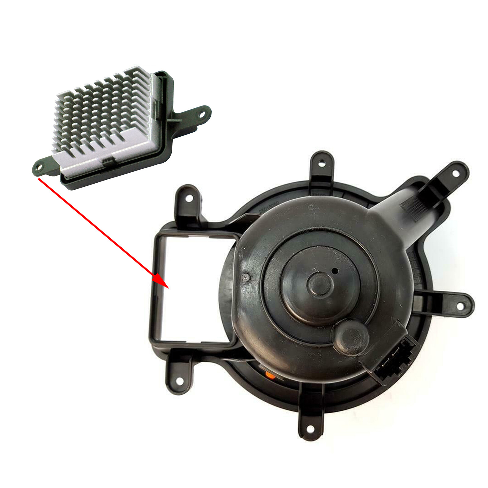 PULSEUR AIR BRASSEUR VENTILATEUR CHAUFFAGE + RESISTANCE 3008 5008 ...