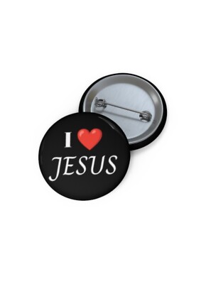 STYLISH PIN BUTTON BADGE I ️ JESUS BOUTON BADGE STYLÉ I ️ JESUS | eBay
