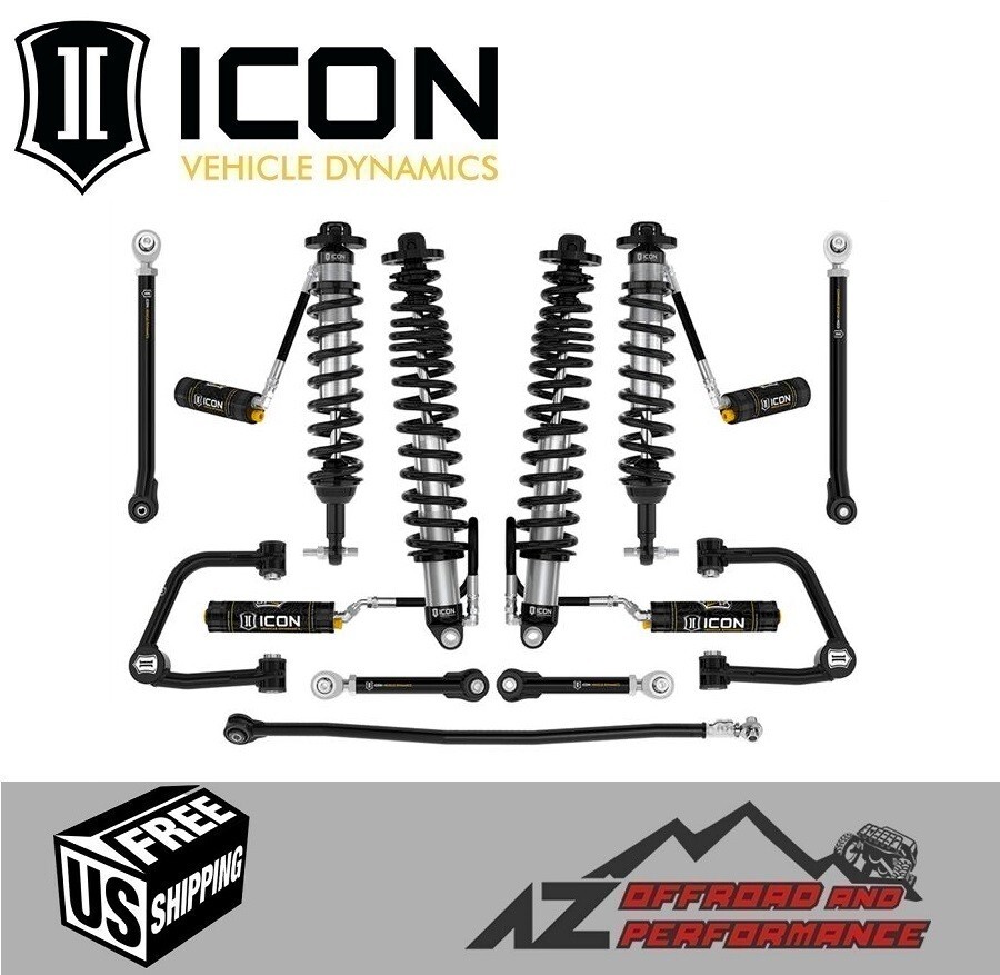 ICON Stage 7 Suspension Kit (Tubular) for 2-3" Lift 21'-Up Ford Bronco ...