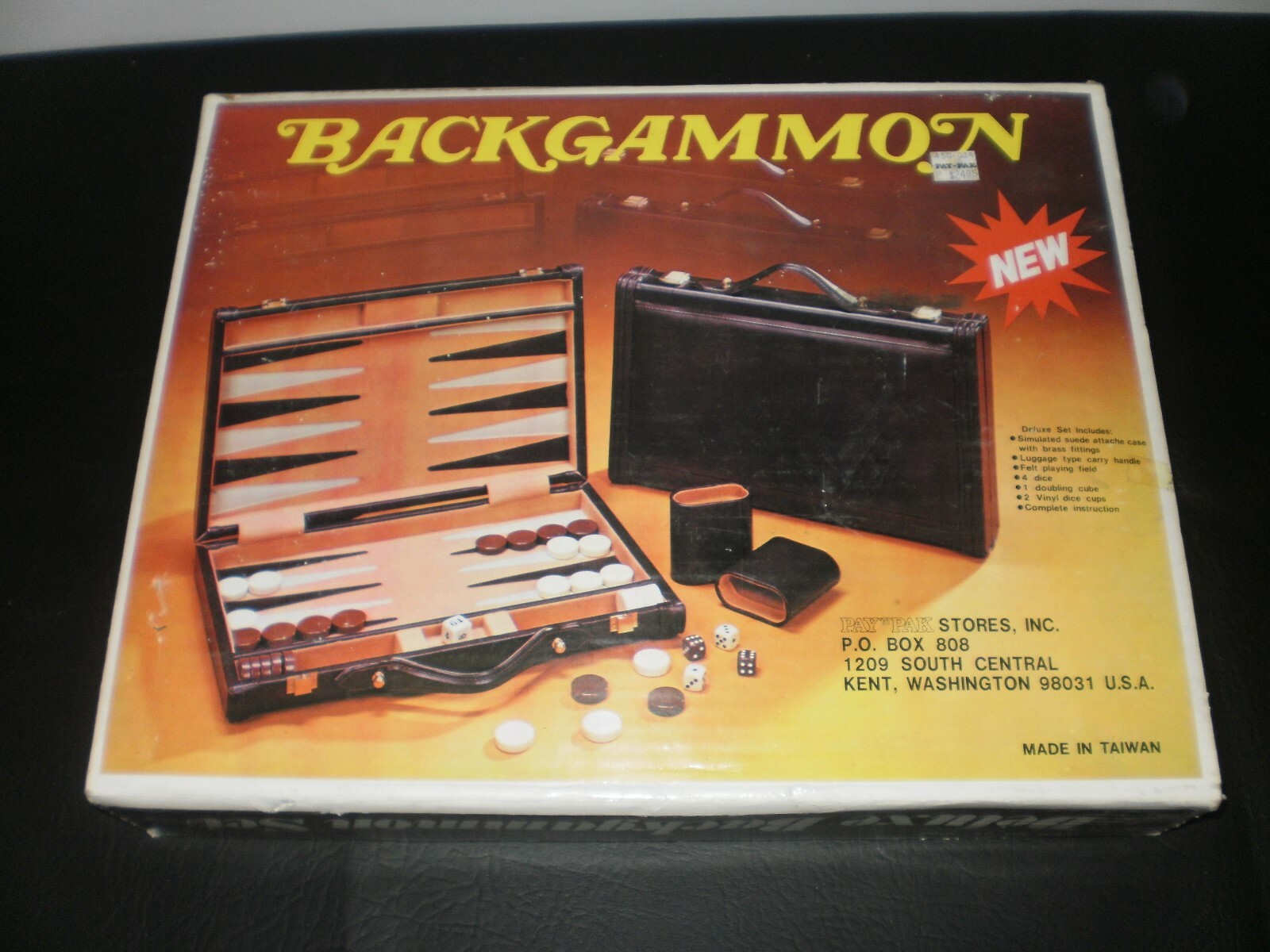 BACKGAMMON GAME PAY N PAK STORES 1990'S EXCELLENT CONDITION! | eBay