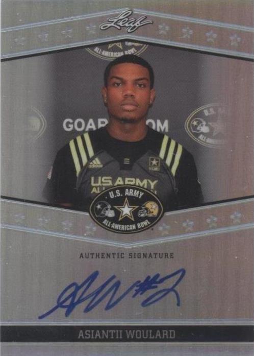 2013 Leaf Metal Draft - Army All-American Bowl Asiantii Woulard #ATA ...