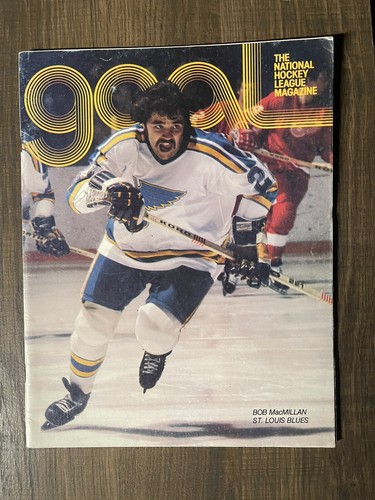 1977 GOAL NHL MAGAZINE/ PROGRAM HOCKEY CLEVELAND BARONS VS ST LOUIS ...