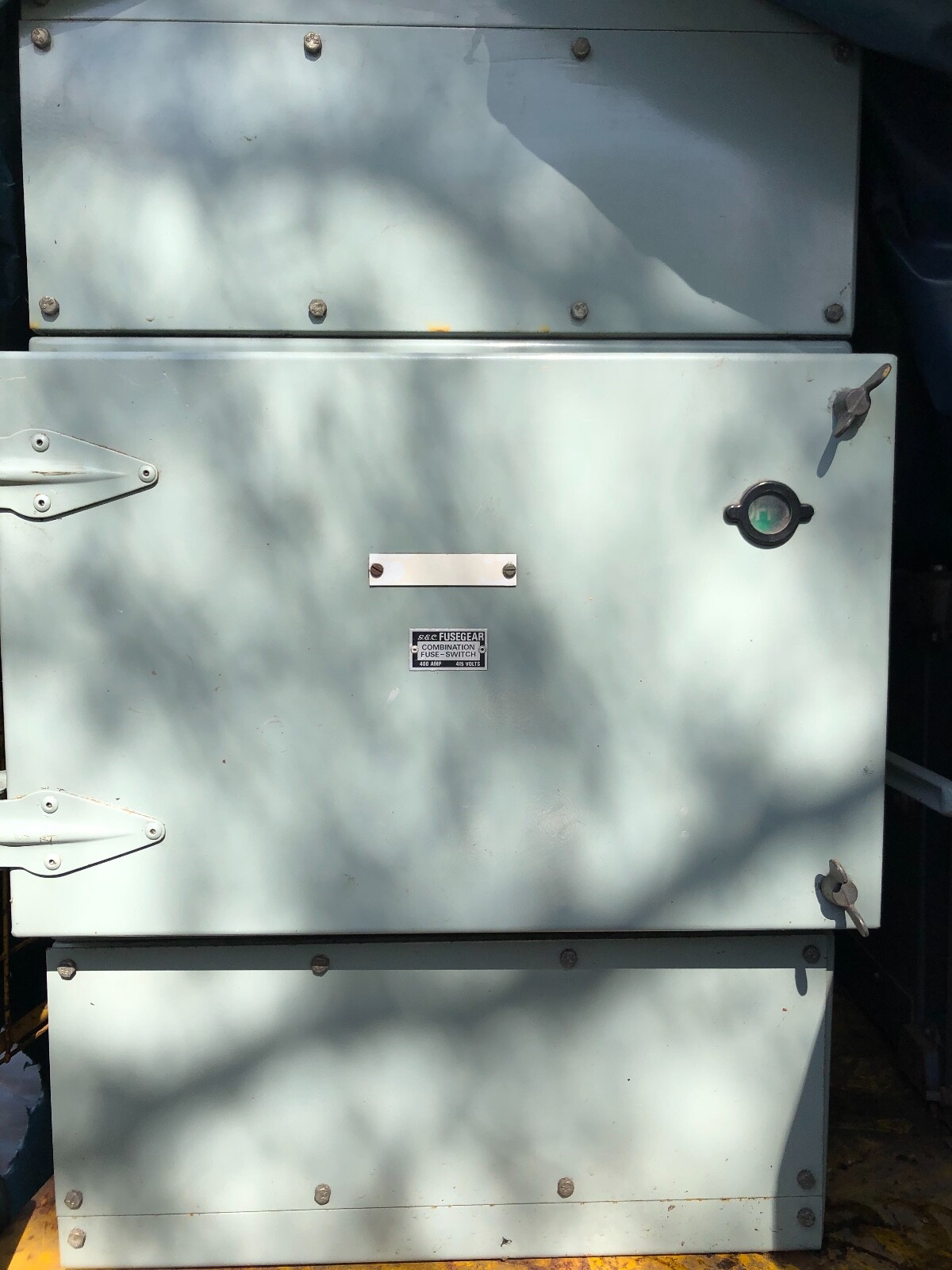 ENGLISH ELECTRIC COMBINATION FUSE-SWITCH TYPE HD 400 AMP 440VAC STOCK ...