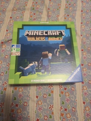 Minecraft Builders & Biomes Strategy Board Game Ravensburger 2019 ...
