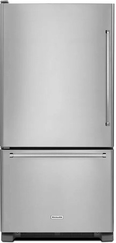 NEW KitchenAid Stainless 30 Inch Bottom Mount 19 CF Refrigerator ...