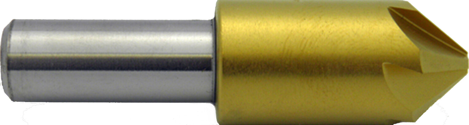 5/8" 82° Degree 6 Flute Cobalt TiN Coated Countersink Melin USA #18219 ...