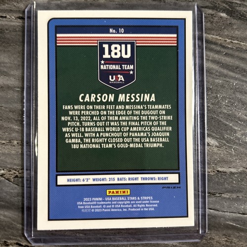 2023 Panini USA Baseball Stars & Stripes - Red White & Blue Prizm #10 ...