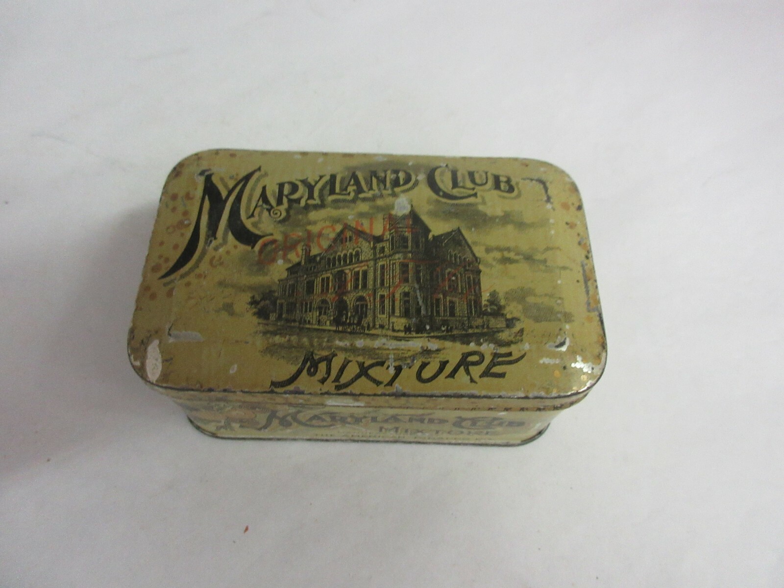 VINTAGE ADVERTISING EMPTY MARYLAND CLUB TOBACCO TIN 225- | eBay