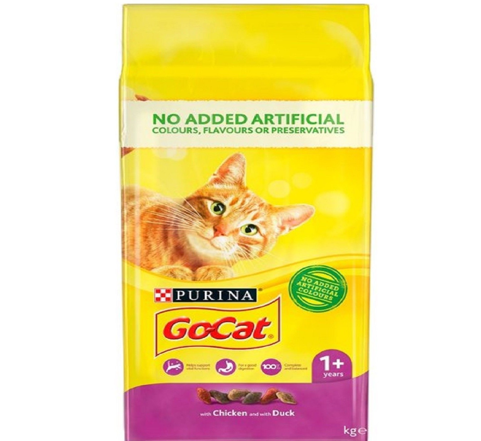 GO-CAT COMPLETE - (750g to 10kg) - Purina Adult Cat Food PawMits Dry ...