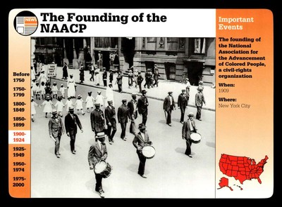 1994-01 Grolier Story of America Founding of the NAACP BXCP06 | eBay