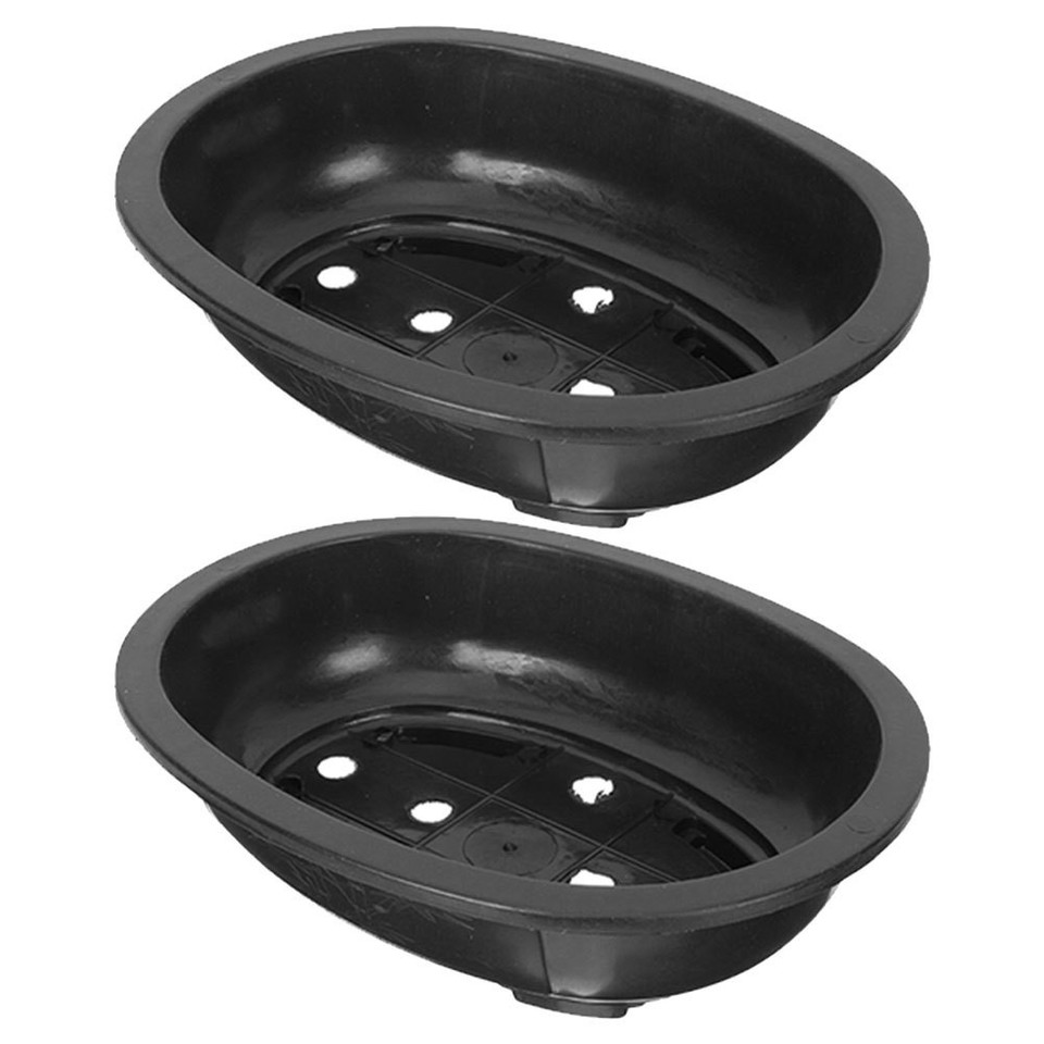 Succulent Breeding Pot 12inch 2pcs Oval Planter With Drainage Hole For ...