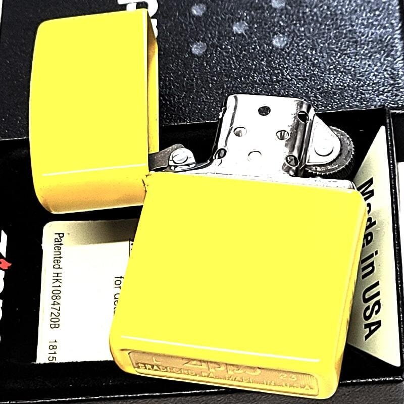 Zippo Lighter 30 Yellow Sunflower Simple Matte Finish Plain Women'S Men ...