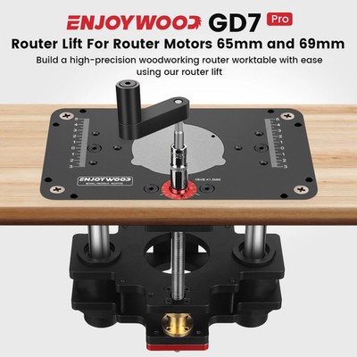 69mm GD7 PRO Router Lift for Wood Router Table Setup Lift for Makita ...