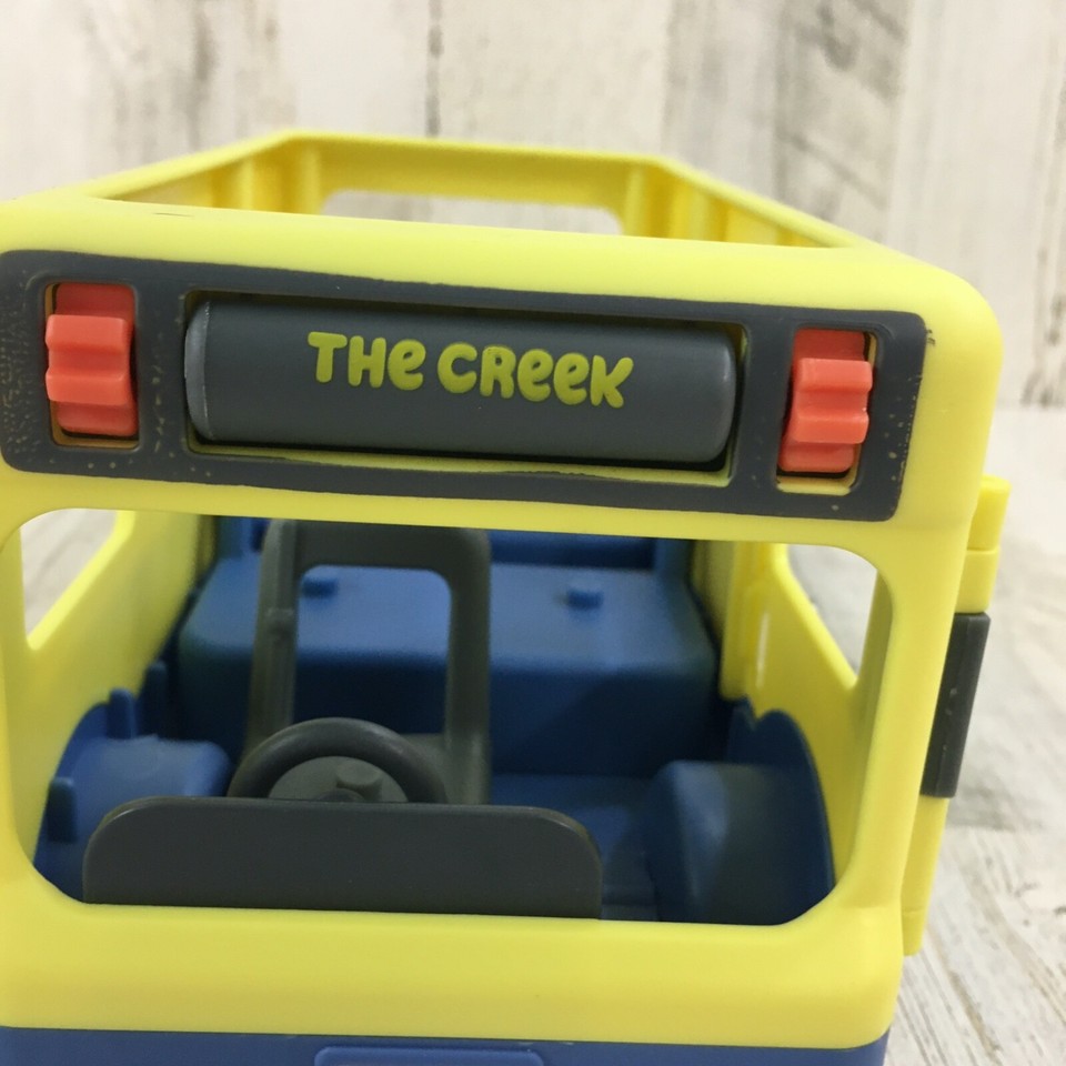 Bluey Yellow School Bus City Bus Chunky Chimp Poster Blue NEW | eBay