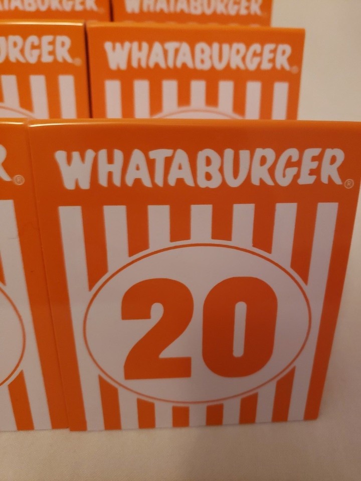 Individual WHATABURGER Restaurant Table Tent Numbers - Modern Glossy | eBay