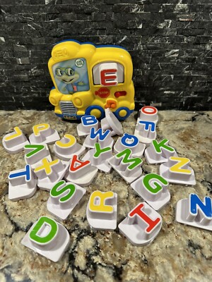 Leap Frog Fridge Phonics Magnetic School Bus Alphabet Letters Learning ...