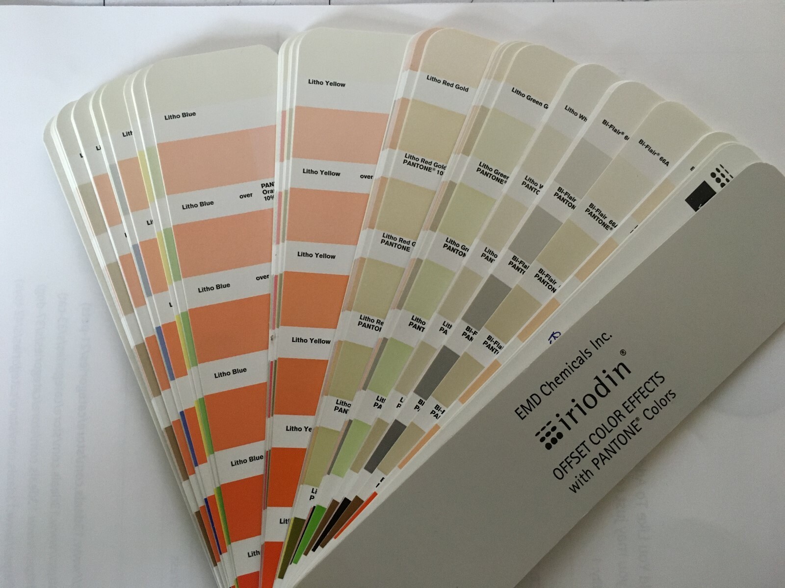 Iriodin Offset Color Effects with Pantone Colors-EMD Chemicals, Inc | eBay