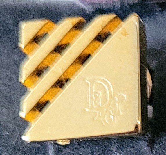 AUTH CHRISTIAN DIOR VINTAGE DIOR LOGO TIE PIN PREOWNE… - Gem