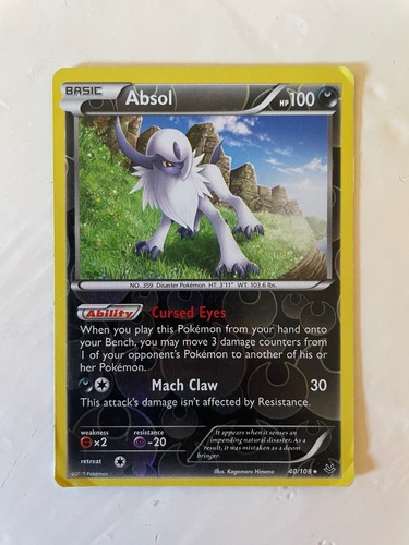 Pokémon Absol XY Roaring Skies 40/108 Holo Rare Card | eBay