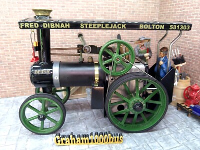 2x Fred Dibnah gold vinyl decals for Mamod TE1A canopy decal vinyl ...