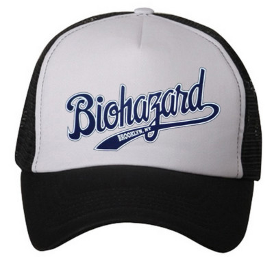 Biohazard Hat (snapback trucker hat) Brooklyn Dodgers logo DFL SOIA ...