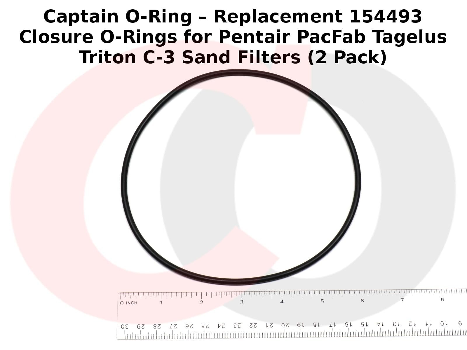 154493 Closure O-Rings for Pentair PacFab Tagelus Triton Sand Filters ...