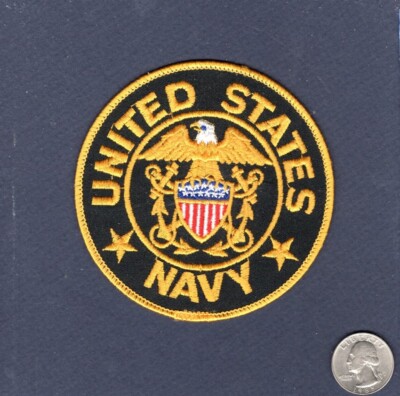 USN United States US Navy Naval OFFICER Crest Ship Squadron Veteran ...