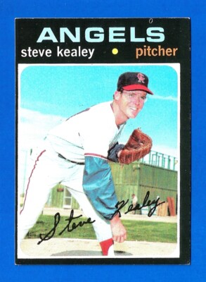 1971 Topps BASEBALL SET BREAK #43 STEVE KEALEY CALIFORNIA ANGELS (DC1 ...