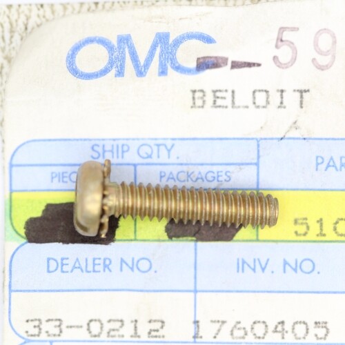 OMC Screw Part Number - 510397 | eBay
