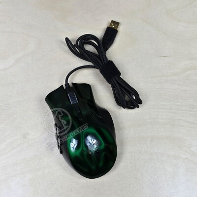 Razer Naga Hex MOBA Green PC Gaming Mouse RZ01-0075 | eBay