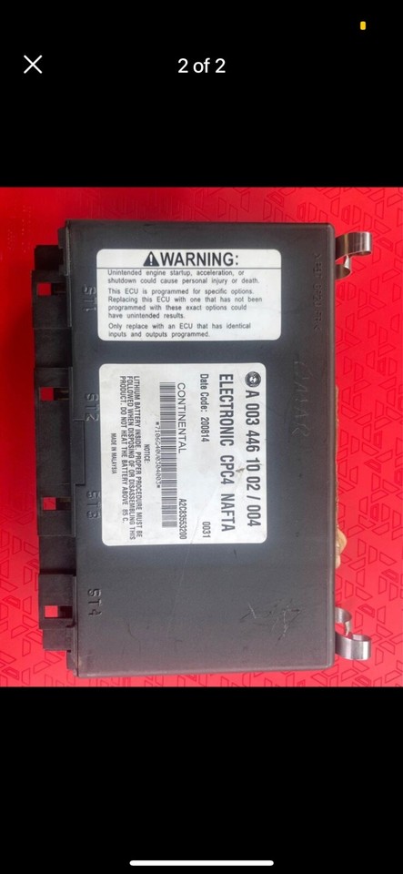 Freightliner Cascadia Electronic CPC4 Nafta Module A 003 446 10 02 / ...