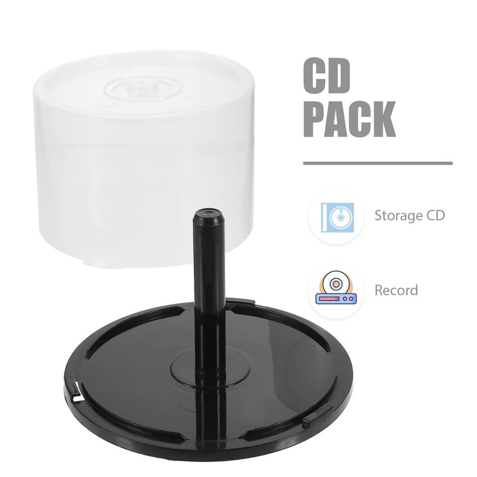 1pcs Capacity CD/DVD Storage Container Clear Plastic DVD Holder ...