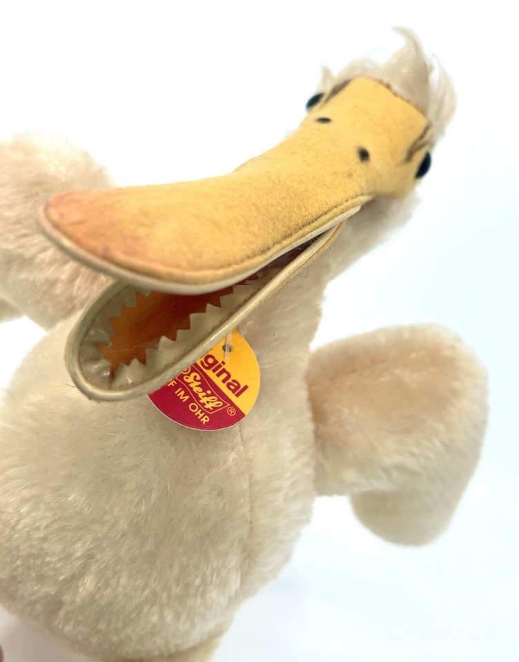 Steiff Piccy Pelican Bird 1959 -61 Mohair Plush ID Chest Tag 25cm 10in ...