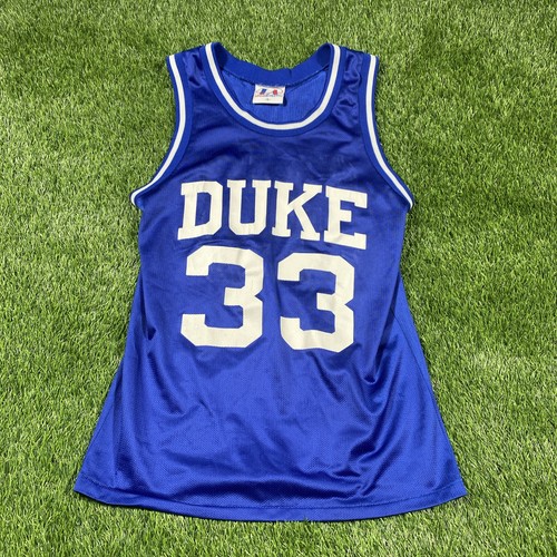 VTG Duke Blue Devils Basketball Jersey Mens Small Logo Athletic Grant ...