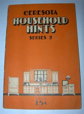 VINTAGE CERESOTA HOUSEHOLD HINTS SERIES 2 HOUSEHOLD AND COOK BOOK | eBay
