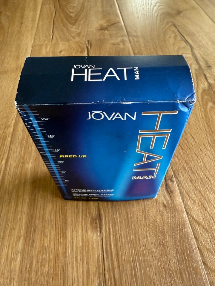 Jovan HEAT for Man Fired Up After Shave / Cologne 4 FL.OZ 118ml Splash ...