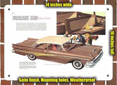 Metal Sign - 1958 Ford Fairlane (Sign Variant #12) | eBay