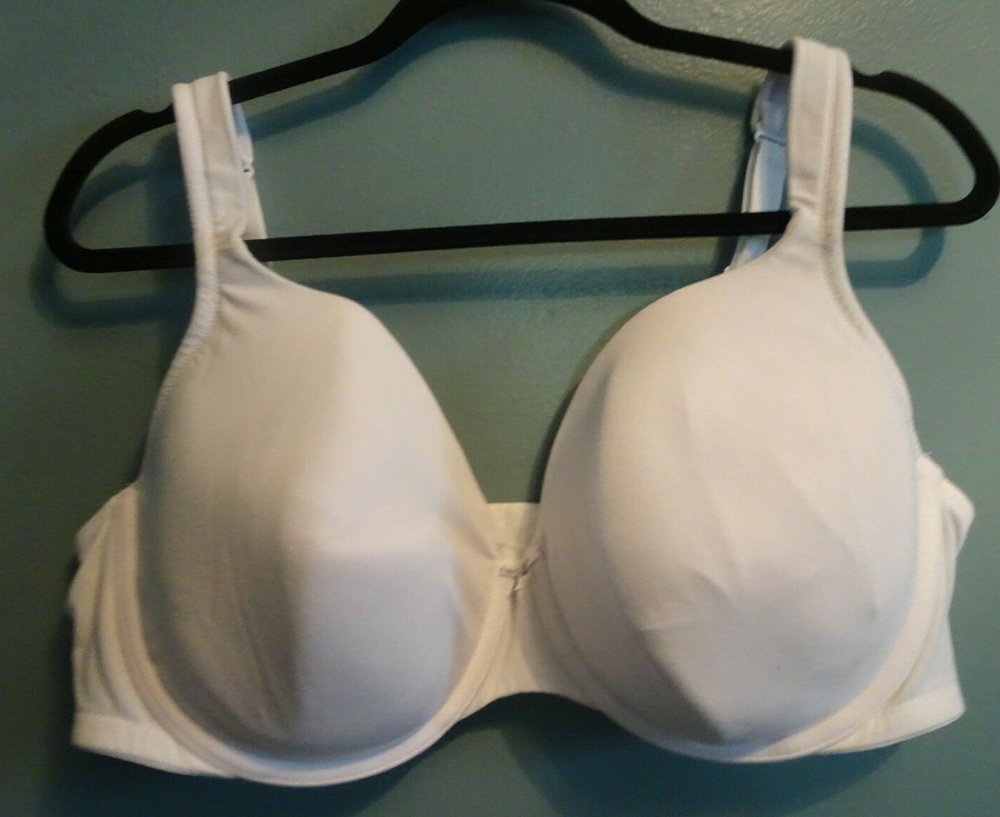 Lane Bryant Cacique 44DD White Cotton Lightly Lined F… - Gem