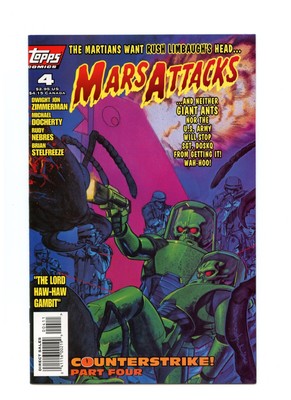 MARS ATTACKS Counterstrike Issue #4 (Topps 1996) gemini mailer | eBay