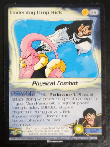 Dragonball Z - TCG - Underdog Drop Kick #26 | eBay