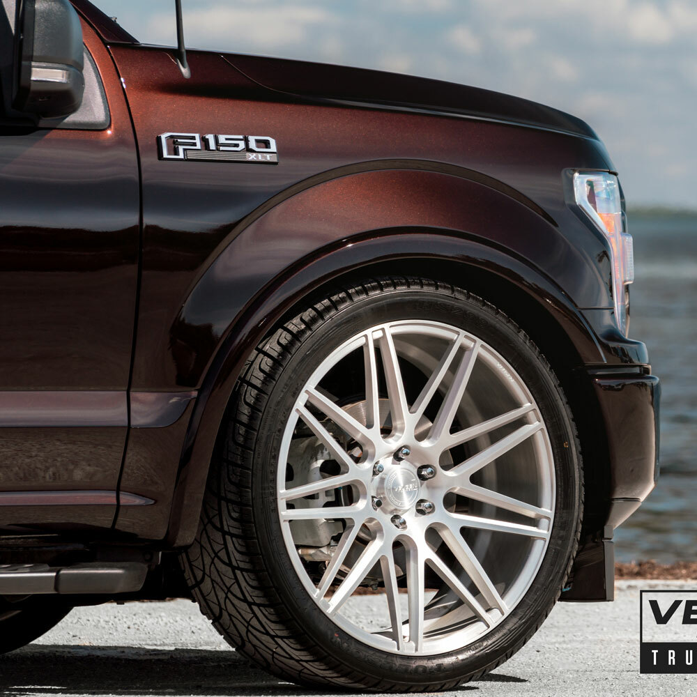 22" Velgen VFT9 Silver 22x10 Forged Concave Wheels Rims Fits Lincoln ...