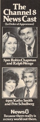 KGW PORTLAND TV NEWS AD/ROBIN CHAPMAN/RALPH WENGE/PETE SCHULBERG/KATHY ...