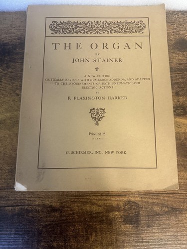 The Organ Book by John Stainer Preface 1909 Copyright 1939-See Details | eBay