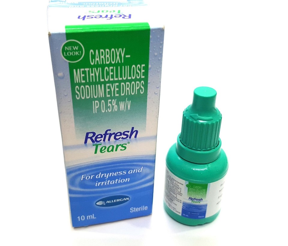 Alcon Gen Teal Eye Gel + Allergan Refresh Tears Lubricant Eye Drop ...