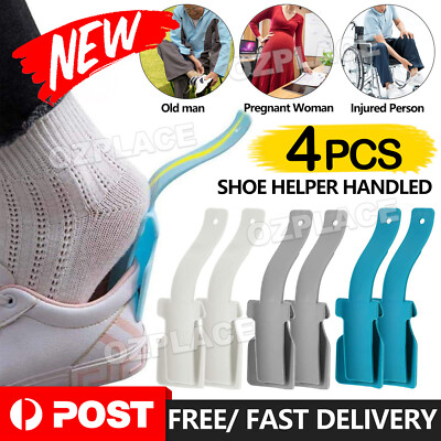 Lazy Shoe Helper Handled Shoe Horn Shoe Lifting Helper Easy Wear Shoe ...